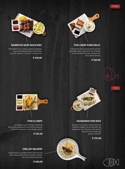 Menu at Hai Chix & Steaks steakhouse, Pasig, Doña Julia Vargas Avenue
