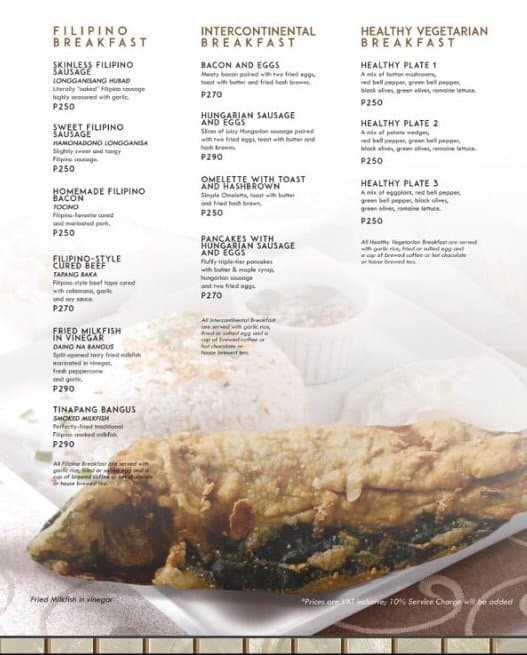 Ombu Kusina menu, Menu restauracji Ombu Kusina, Tomas Morato, Quezon ...