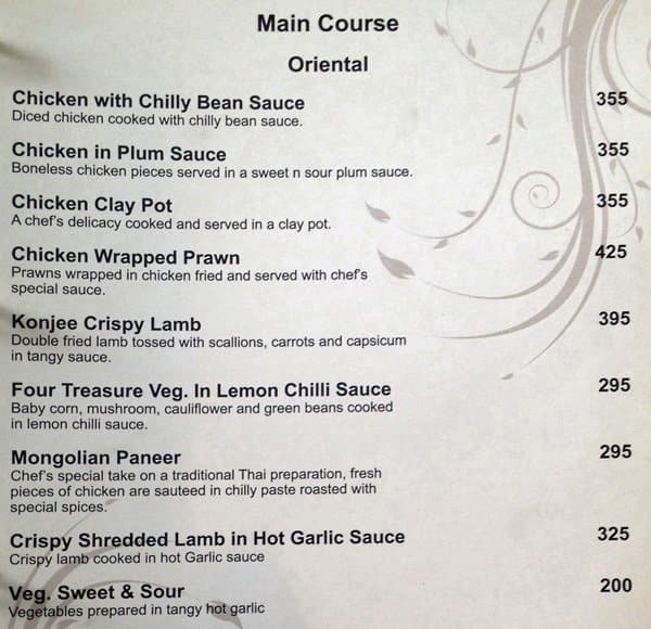 Menu at CLAY POT, Pune, Best Western Star Residency