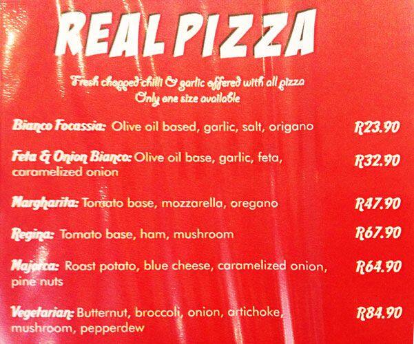 Hero's Grillhouse & Pizzeria - Aerial Cableway Menu - Zomato SA