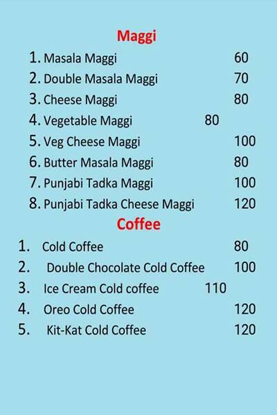 Menu at Shri Balaji Sandwich, Indore, 709 usha nagar manshi avenue ...