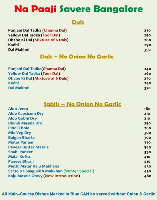 Menu at Kapoor's Cafe - Banjara Hills, Hyderabad, 5th floor