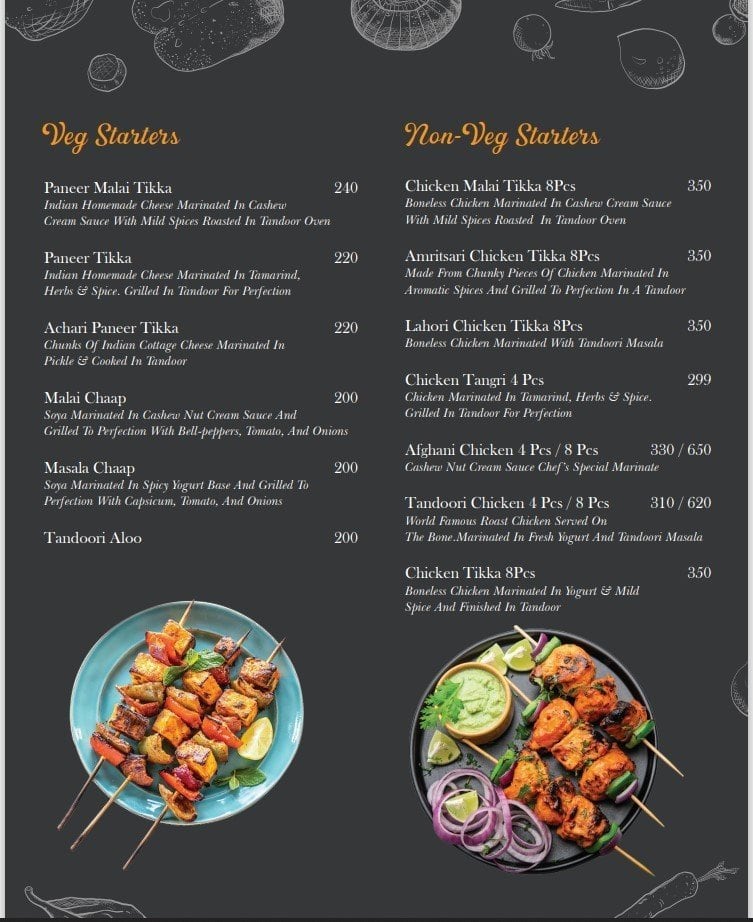 Menu at Punjab Delicacies, Noida