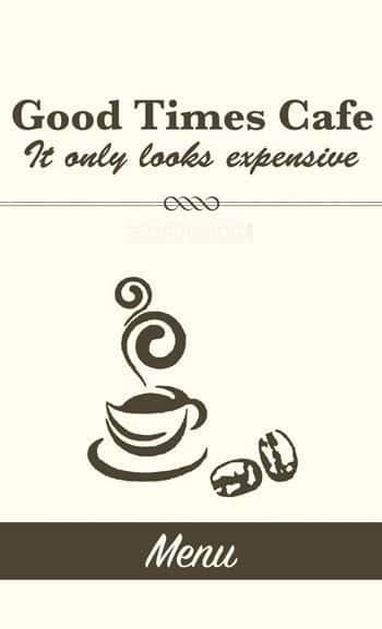 Menu at Good Times Cafe, Pune, Maharashtra 411021