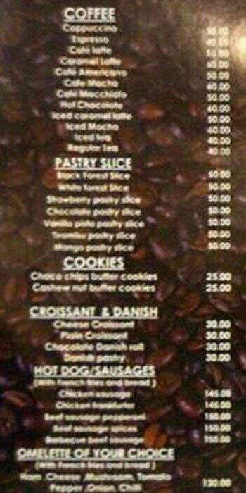 Black Bean Cafe Menu, Menu for Black Bean Cafe, Tripunithura, Kochi ...