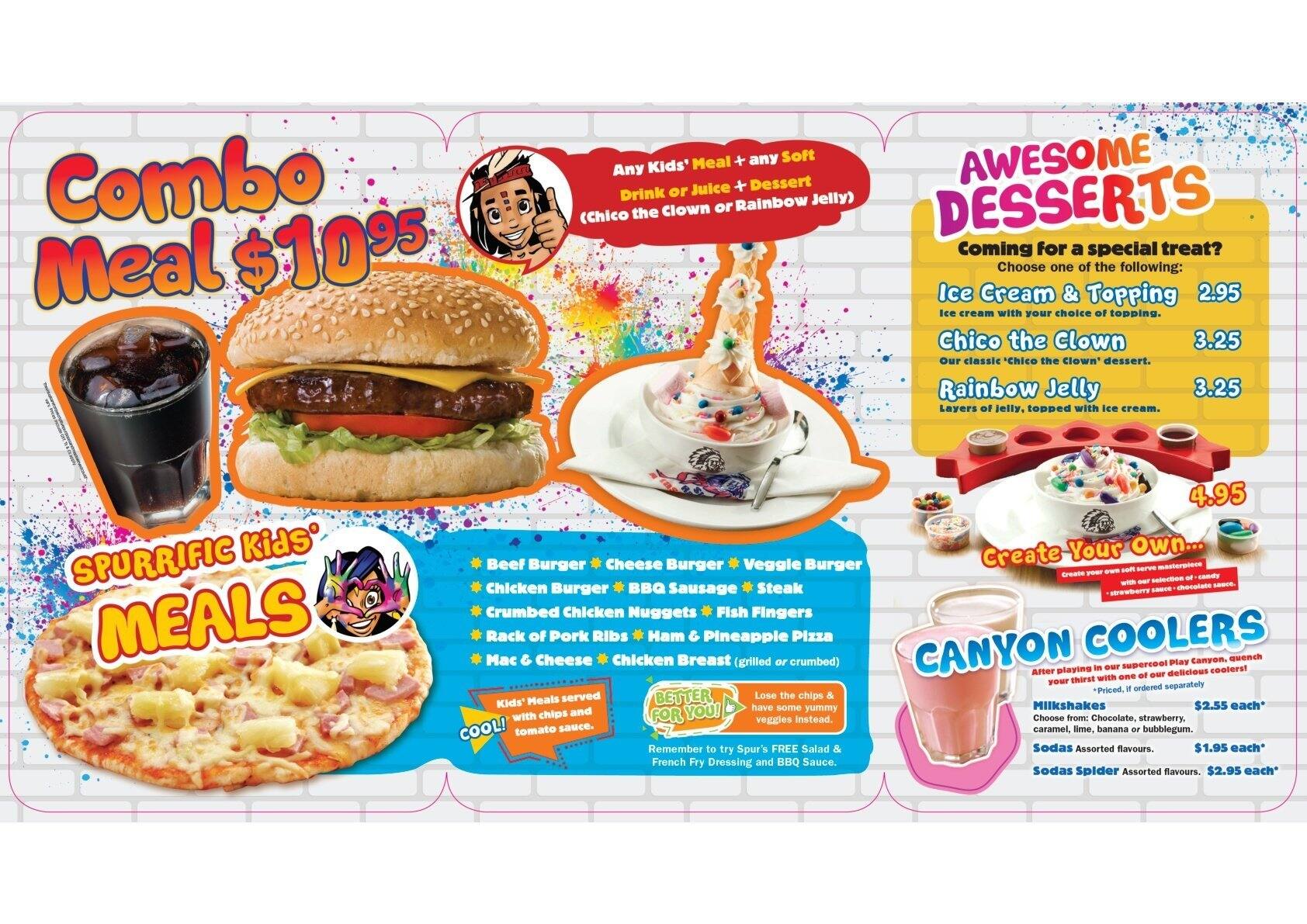 Menu at Apache Spur Steak & Grill restaurant, Willetton