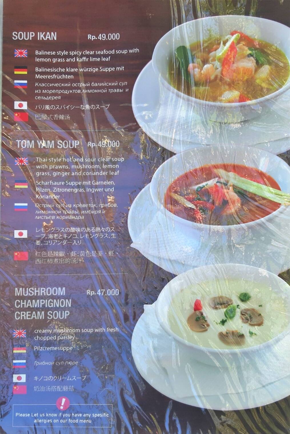 Menu at Crispy Duck Sunset Road restaurant, Mengwi