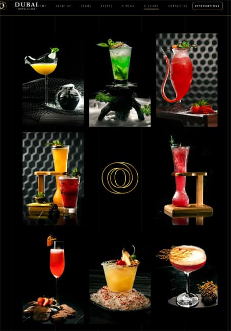 Menu of O Lounge - Voco Hotel, Trade Centre Area, Dubai
