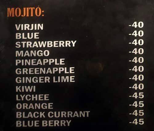 Menu of Lychee fresh, Madhavaram, Chennai