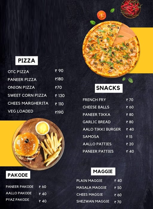 Menu of Chai Chaubara, Gomti Nagar, Lucknow