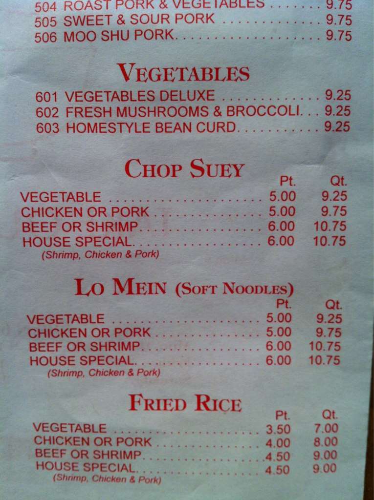 Menu at Golden Rice Bowl Chinese restaurant, Lauderdale Lakes, FL-7