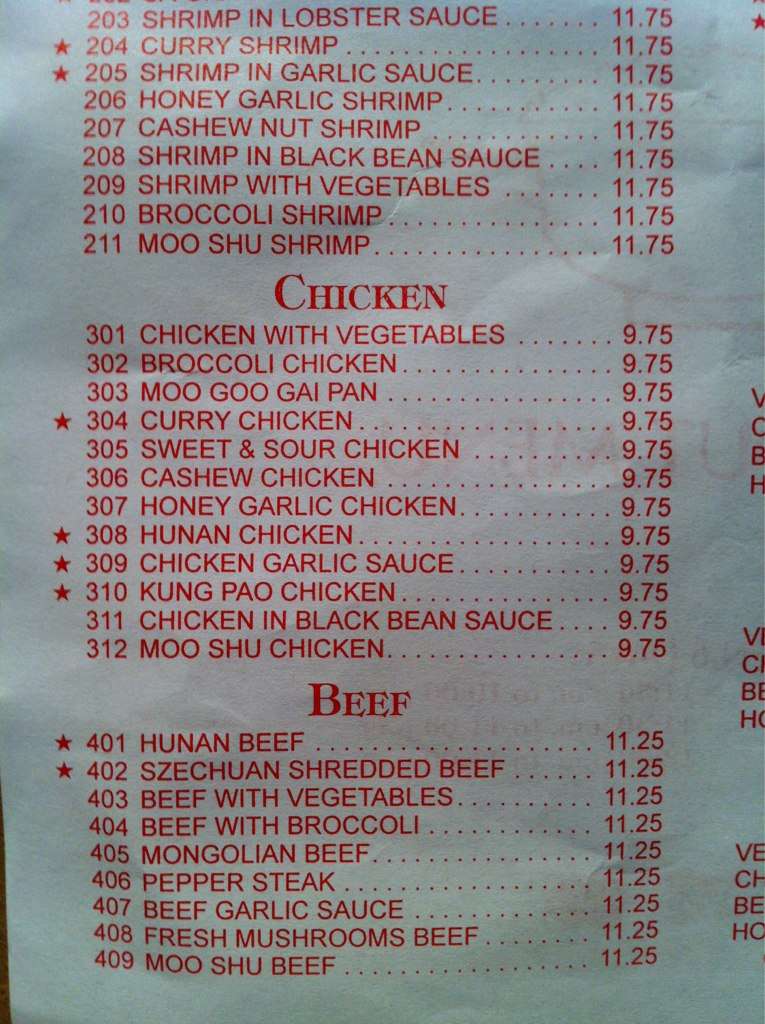 Menu at Golden Rice Bowl Chinese restaurant, Lauderdale Lakes, FL-7