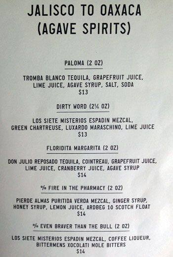 Menu at Proof pub & bar, Calgary