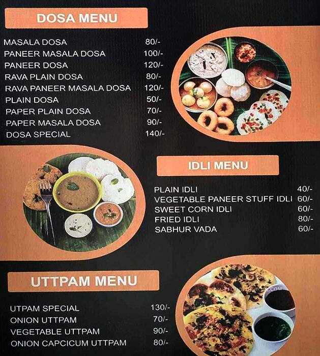 Menu of Fool.Com, Mansarovar, Jaipur