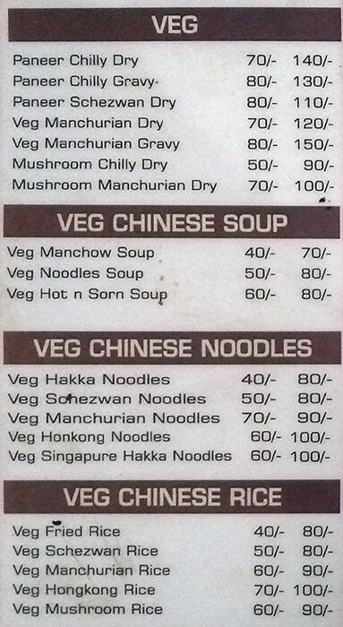 Menu of Malhar Snacks, Chembur, Mumbai