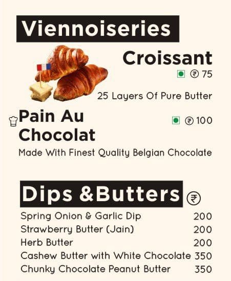 Menu at The Baker's Dozen, Mumbai, 4, Shakti Raj CHS, Next to Gold's ...