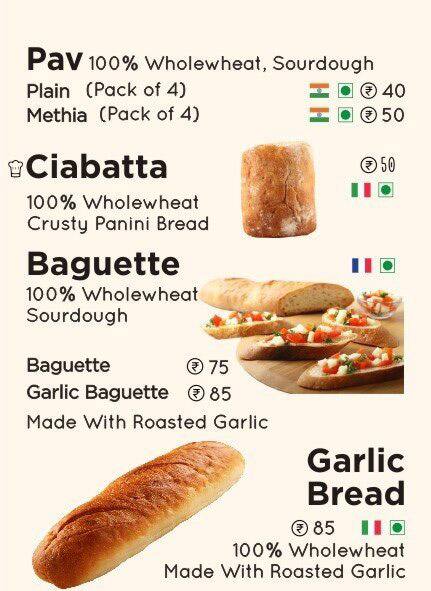 Menu at The Baker's Dozen, Mumbai, 4, Shakti Raj CHS, Next to Gold's ...