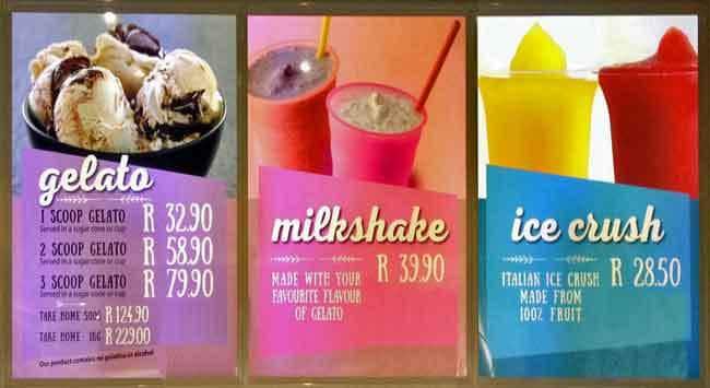 Gelato Mania Menu, Menu for Gelato Mania, Hermanus, Cape Town - Zomato SA