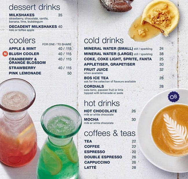 Menu At Ocean Basket Carnival Mall Restaurant Brakpan Shop 60