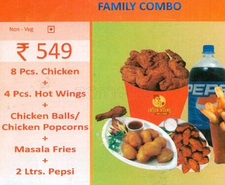 Menu at Chick Picks, Chandigarh, 6