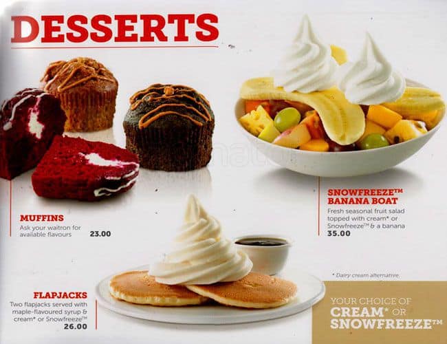 Menu at Wimpy restaurant, Hartbeespoort, Engen 1 Stop Umfula