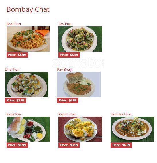 Menu at Udipi Cafe, Sugar Land, Williams Trace Blvd