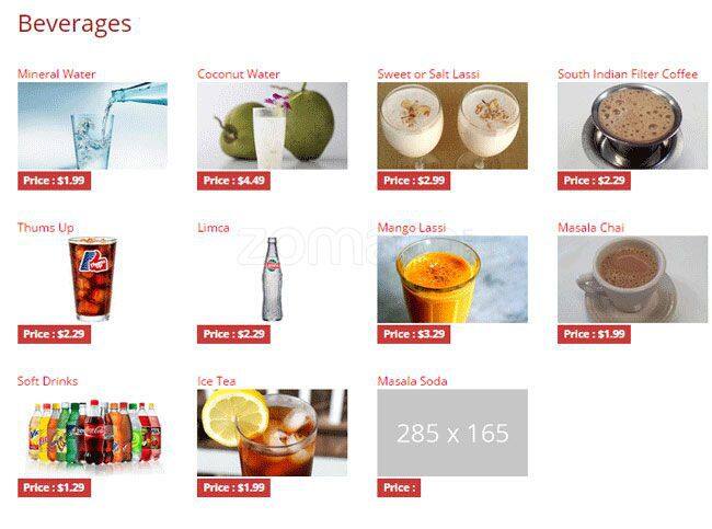 Menu at Udipi Cafe, Sugar Land, Williams Trace Blvd