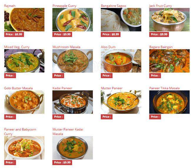 Menu at Udipi Cafe, Sugar Land, Williams Trace Blvd