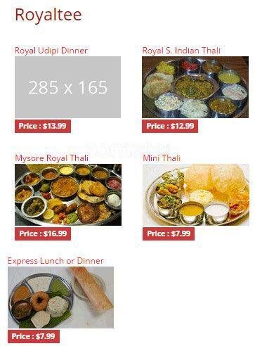 Menu at Udipi Cafe, Sugar Land, Williams Trace Blvd