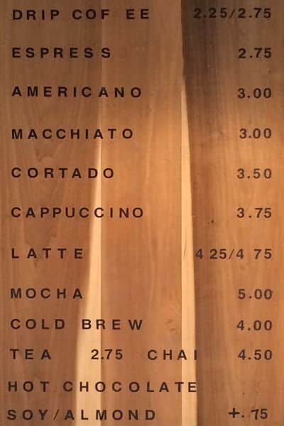 Kinship Coffee Cooperative Menu - Urbanspoon/Zomato