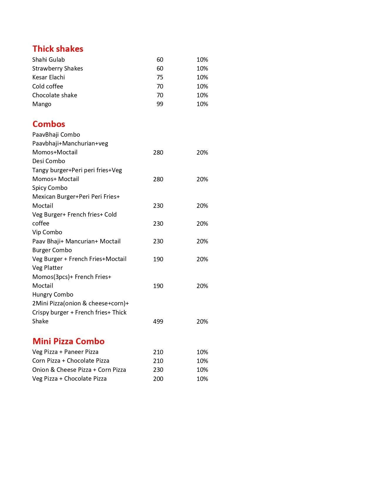 Menu of Pizza LOCO, Kalyan, Thane