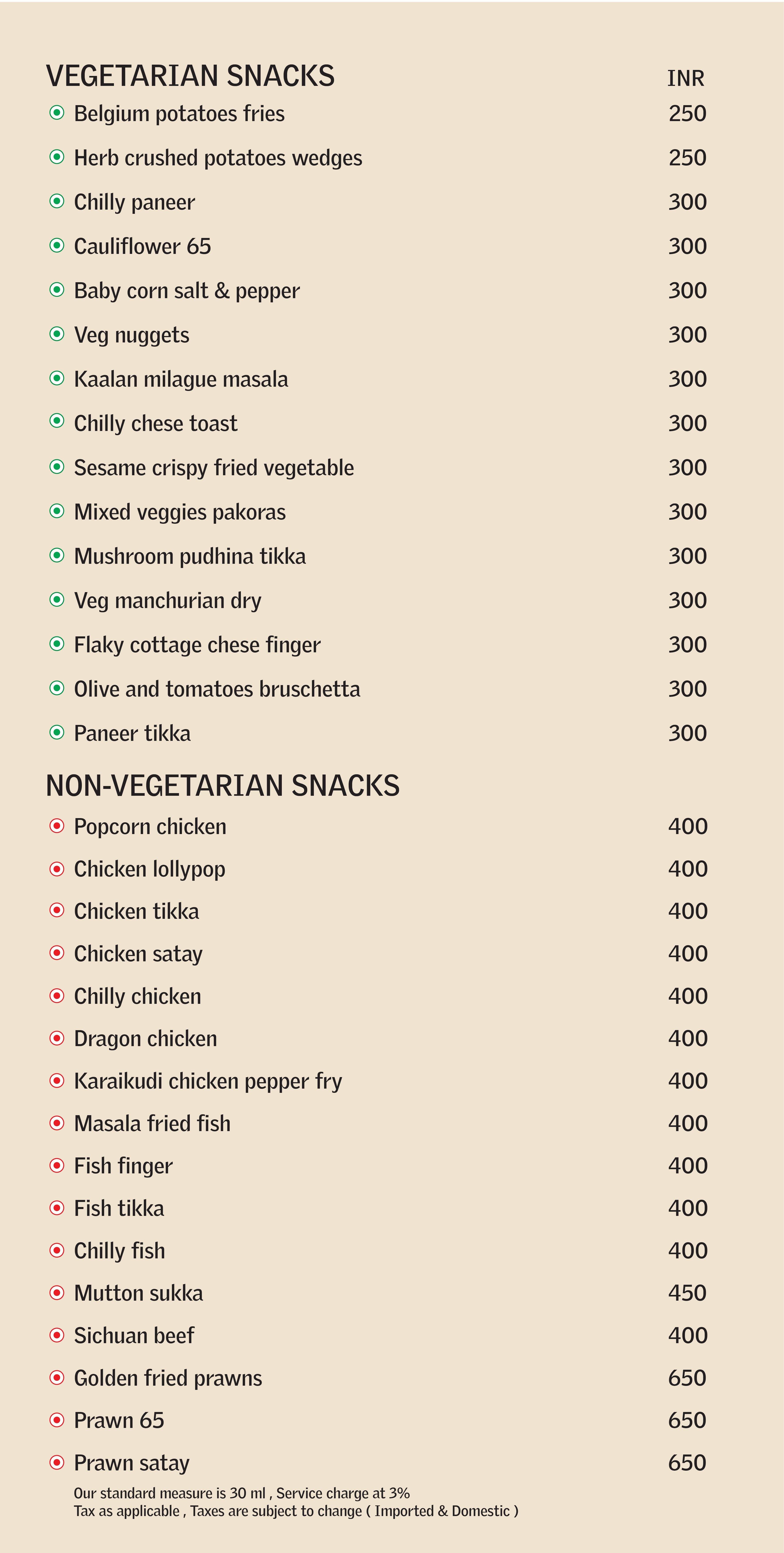 Menu at Latest Recipe Restaurant, Coimbatore