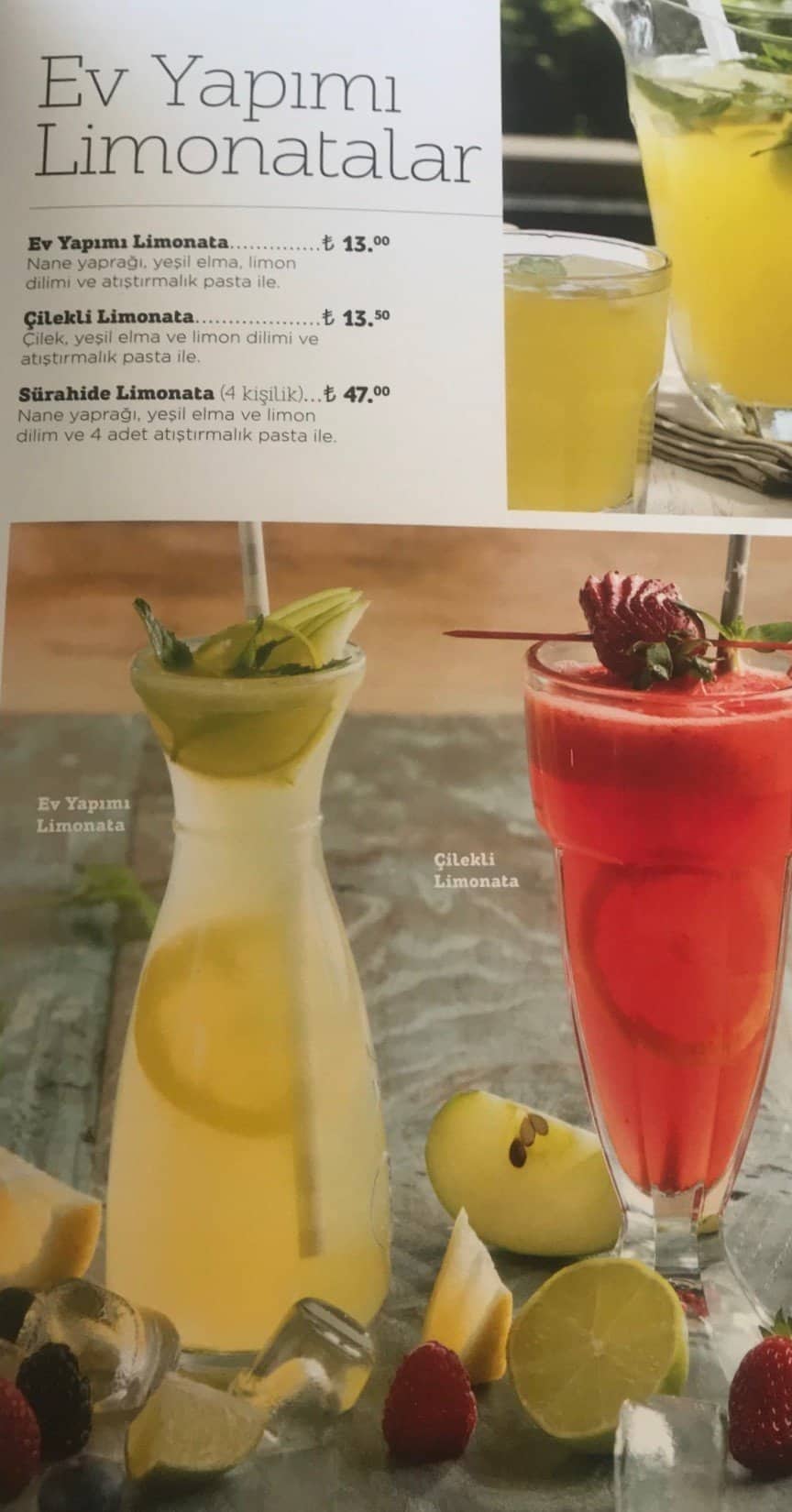 Menu at MADO, Istanbul, Büyükdere Cad. No:56 Mecidiyeköy