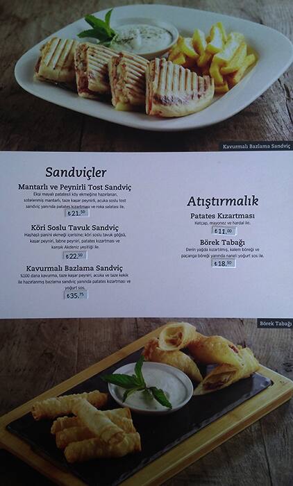 Menu at Mado, Istanbul, Semerkand Line AVM Beylikdüzü