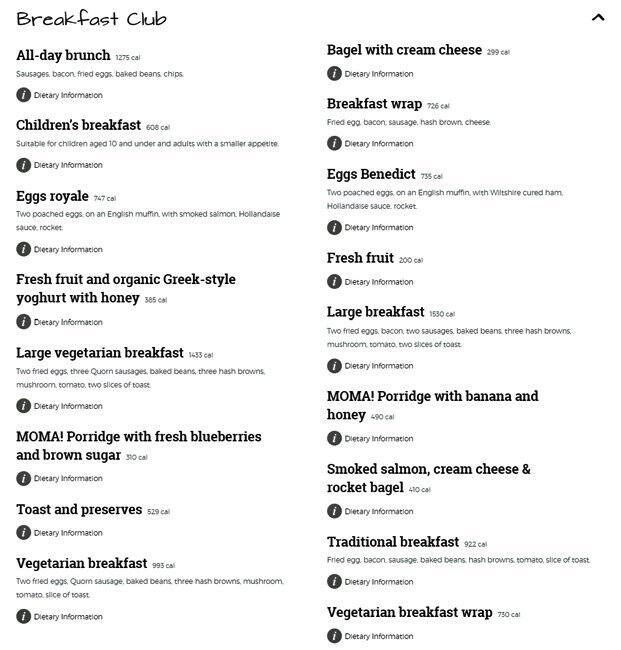 Menu at Liberty Bounds pub & bar, London