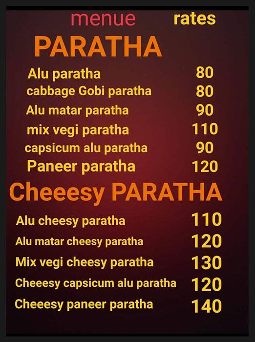 Menu of Sadguru Foods, Malad West, Mumbai