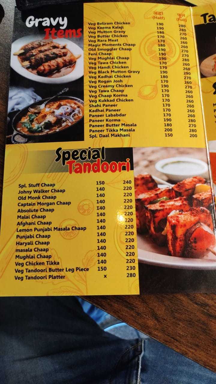 Menu at Theka desi chaap (Main Branch), Meerut