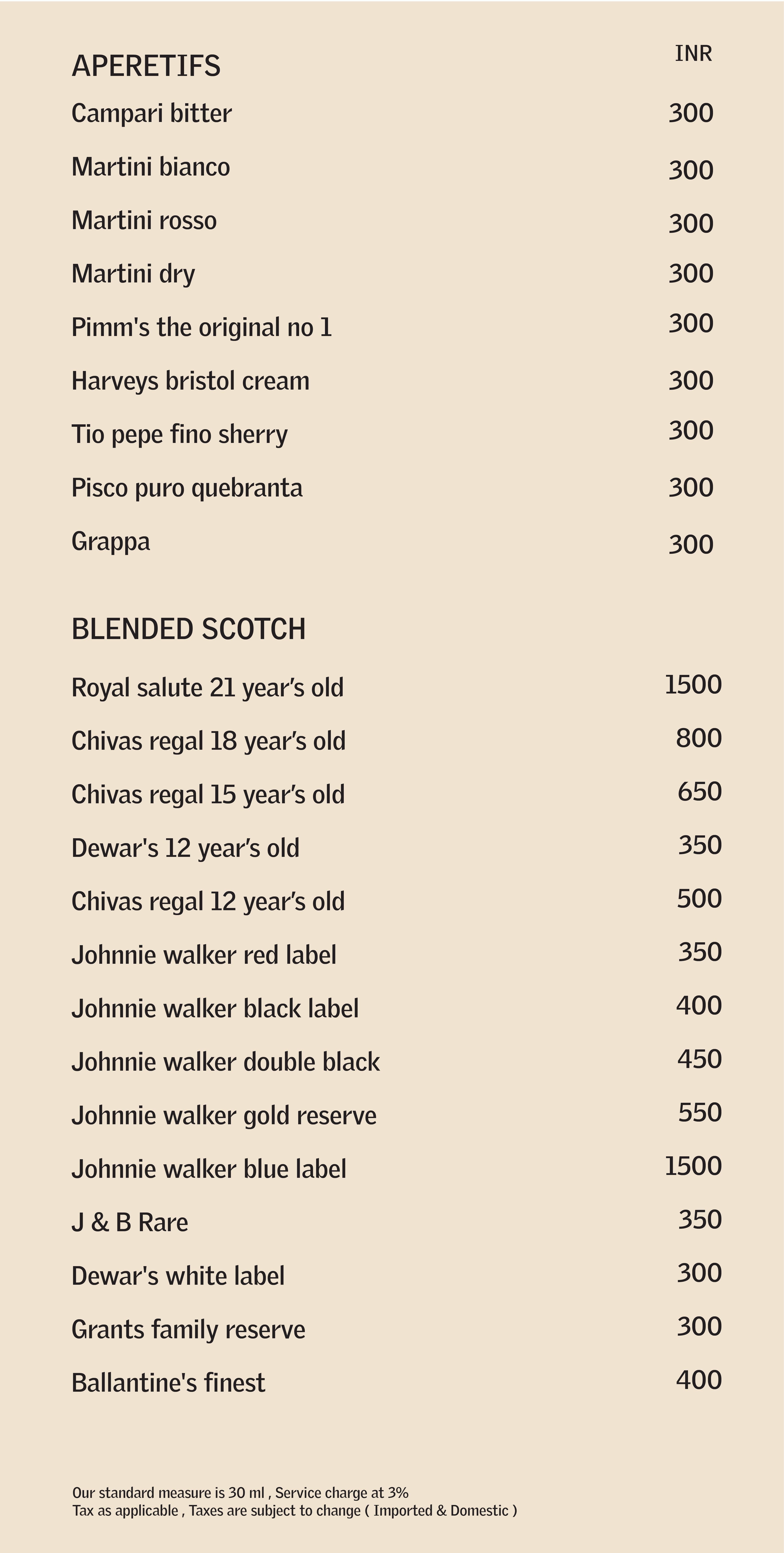 Menu of Ponzu - Le Meridien, Neelambur, Coimbatore