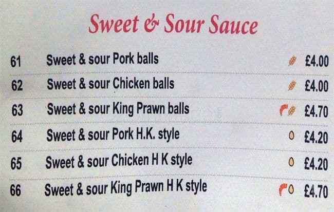 Menu at Chinese Express fast food, Croydon, 25 Whitehorse Rd