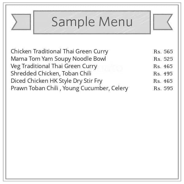 Menu of Asian Farm Shack, Sikandarpur, Gurgaon