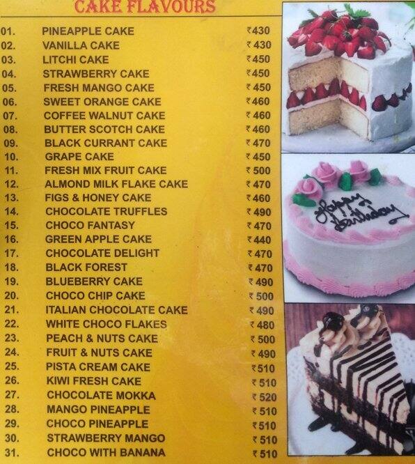 Menu at Choco Nut Cafe, Bengaluru, 47/9