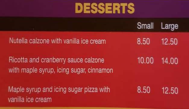 Menu at My Place Pizza pizzeria, Bentleigh East