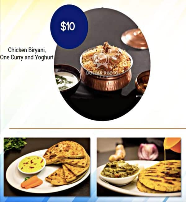 Menu at Delhi Rocks restaurant, Melbourne, 205 King St