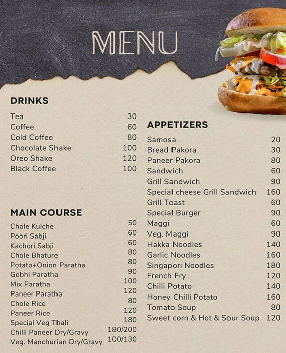 Menu of Kalpam Cafe And Restaurant, Phi 3, Greater Noida