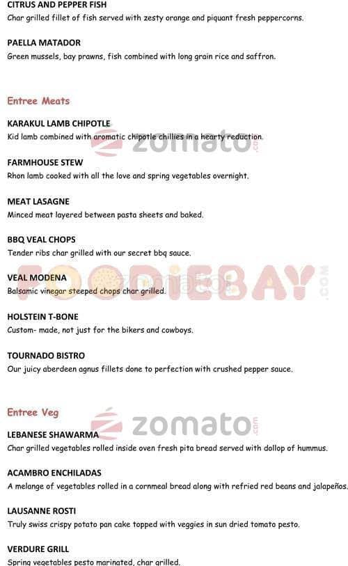 Menu at Bangalore Bistro, Bengaluru, 103