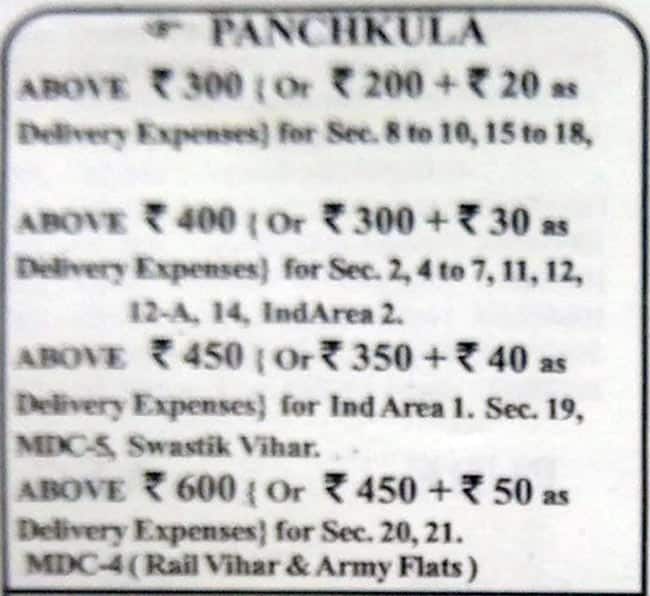 Menu at Chaps-In Fast Food Panchkula, Panchkula, Service Booth-189