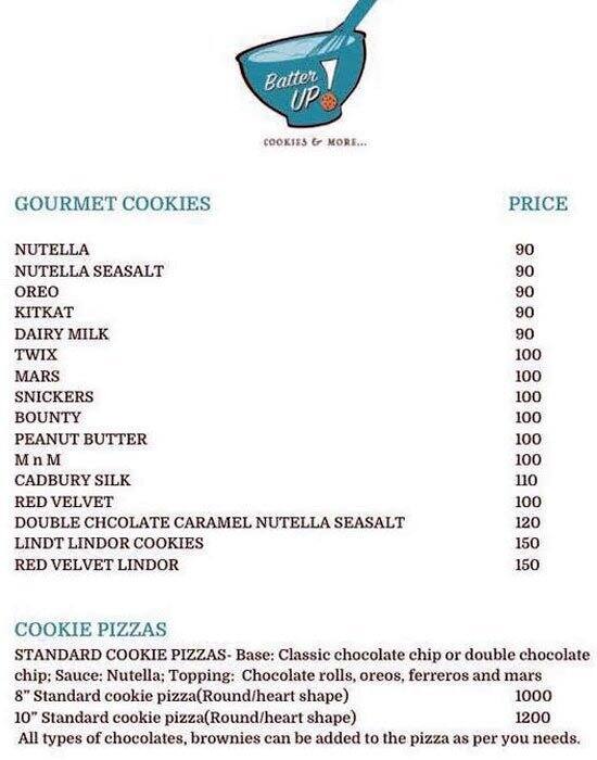 Batter Up Cookies & More Menu - Zomato