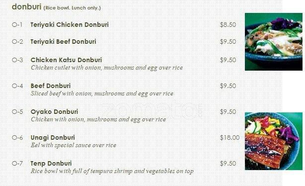 Menu at Tomodachi | Sushi Bistro Restaurant, Hayward