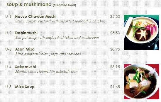 Menu at Tomodachi | Sushi Bistro Restaurant, Hayward