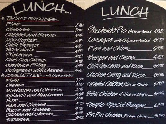 Temple Bar Menu, Menu for Temple Bar, Strand, London - Zomato UK